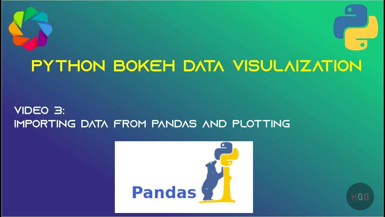 Ep 3 - Bokeh Pandas Python Bokeh tutorial series