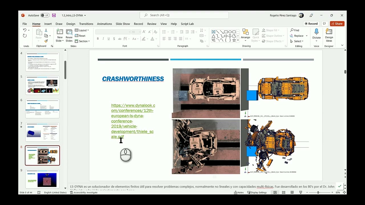 LS DYNA WS13: Intro to LS-DYNA deck
