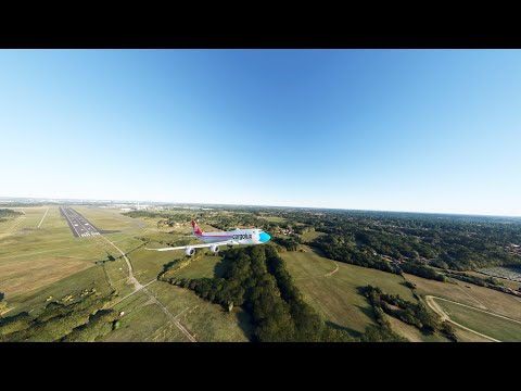 Aesthetic Takeoff: Cargolux Masked Boeing 747 at Nantes Atlantique Airport (NTE), Nantes, France