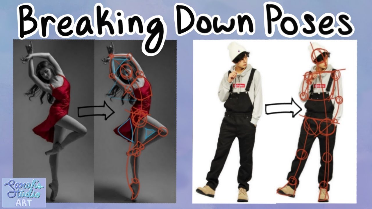 How to Draw POSES Tutorial + Tips (beginner-friendly!)