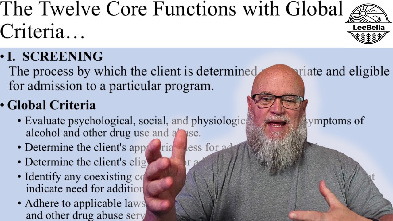 Core Function 1: Screening (Exam Prep)
