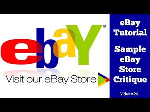 Sample eBay Store Critique - Make More Money with Better Listings