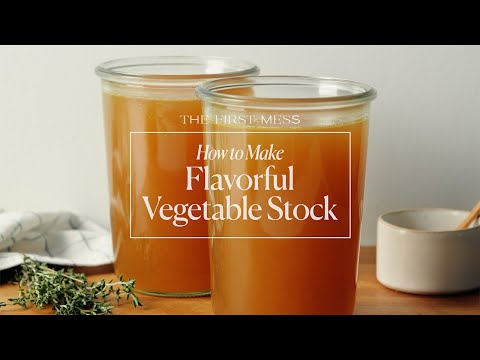 How to Make Flavourful Vegetable Stock