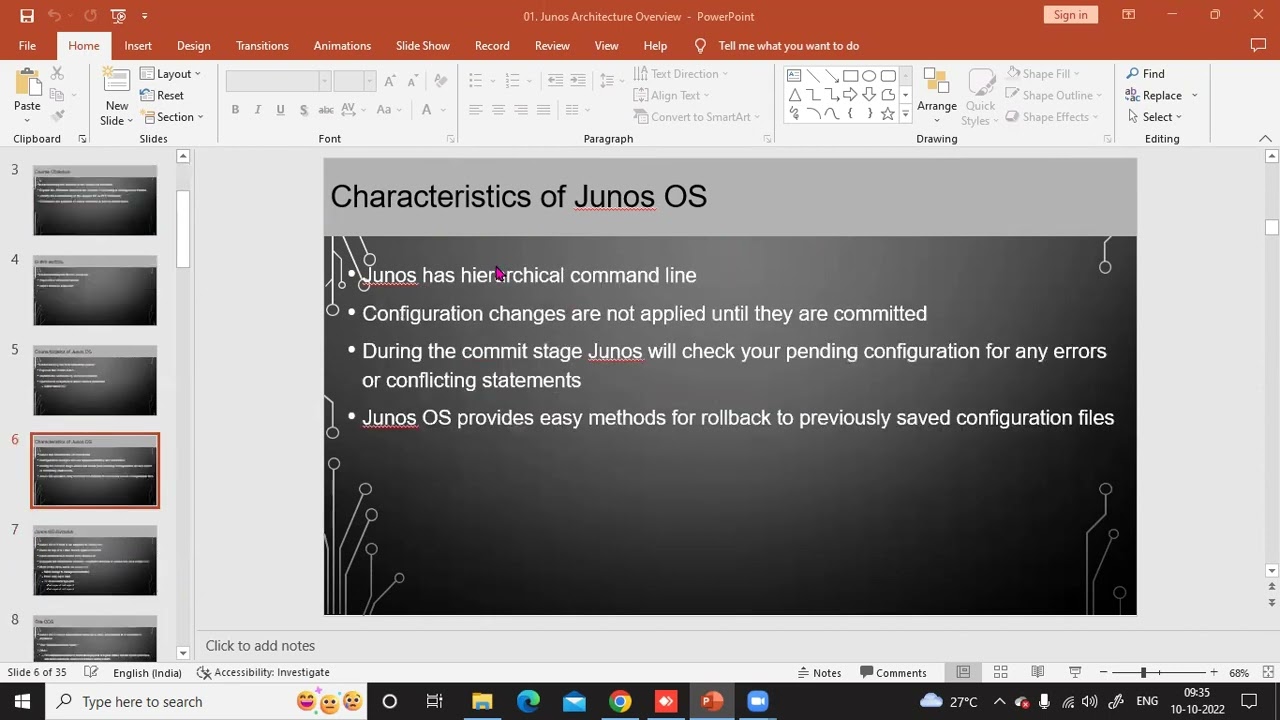 Juniper Architecture overview