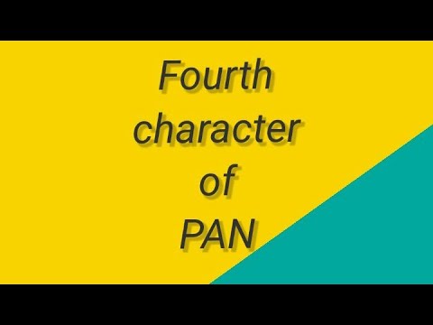 Fourth character of PAN #shorts #PAN card #ytshorts