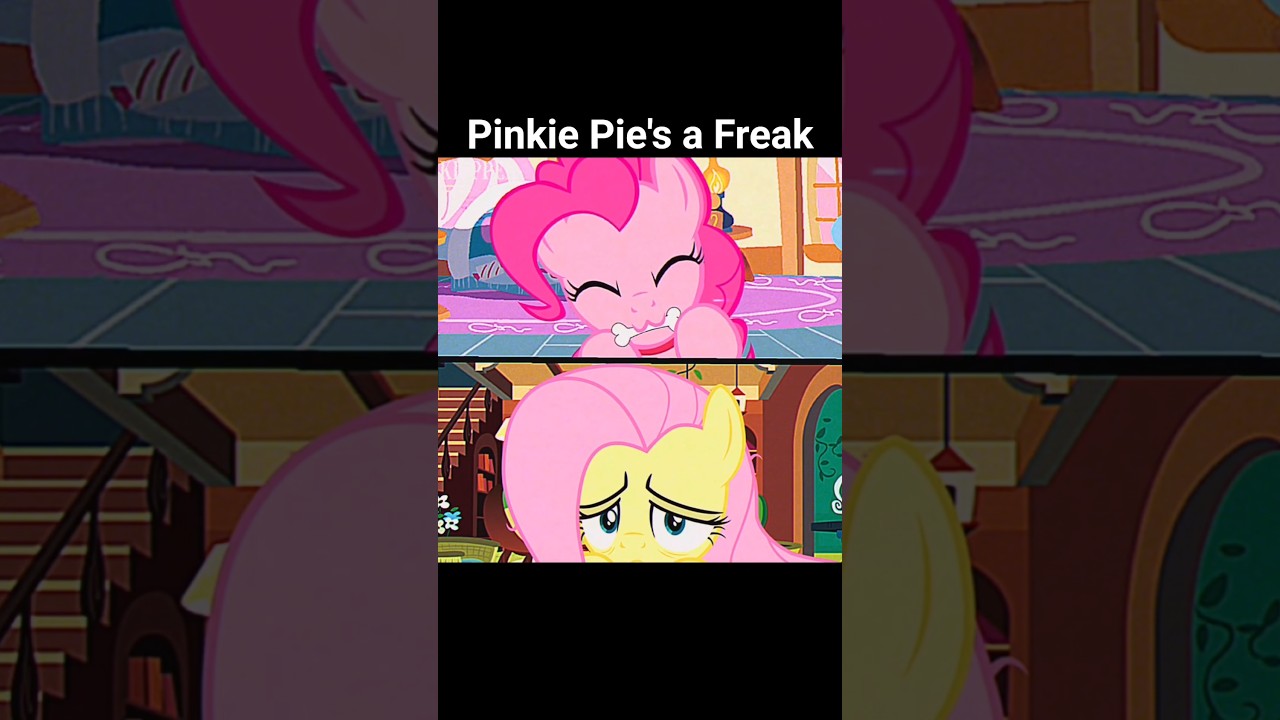 Pinkie Pie's a freak 🦴 #mylittleponyfriendshipismagic #mlp #mylittlepony #pinkiepie #fluttershy