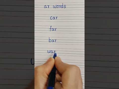 ar words πβοΈ#three letter words in English