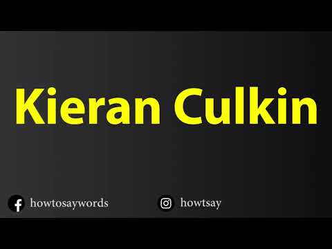 How To Pronounce Kieran Culkin