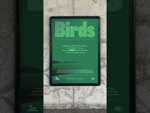 Jakob the Sailor — Birds 🦅 #singing #graphicdesign #vocals #typography #singingposter