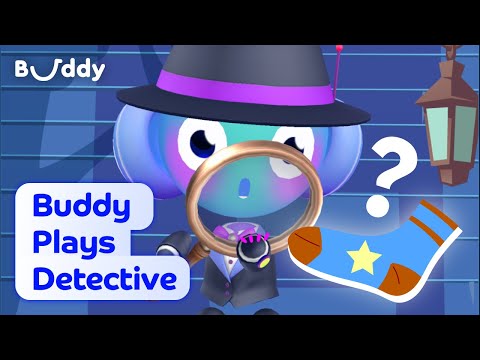 Buddy Plays Detective | Buddy the Robot | English for Kids | Buddy.ai