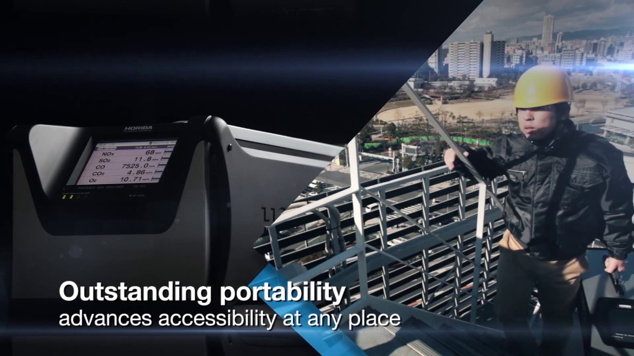 Portable Stack Gas Analyser HORIBA PG350 demonstration