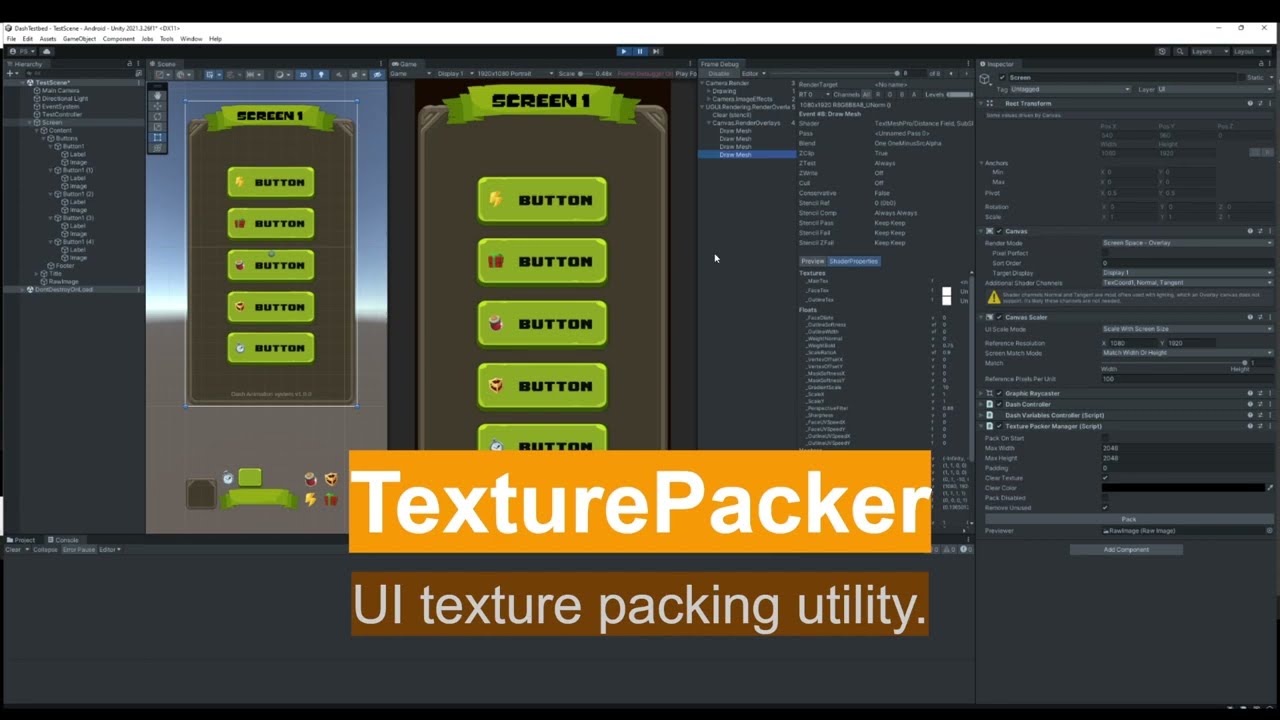 TexturePacker DevCast (Unity)