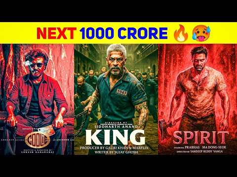15 Upcoming BIGGEST Pan Indian Movies 2025-2026 Hindi | Upcoming 1000 Cr Club Movies | Coolie