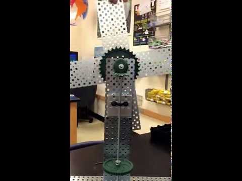 VEX Windmill Design Build -- 1:1 Gear Ratio (Rear View)