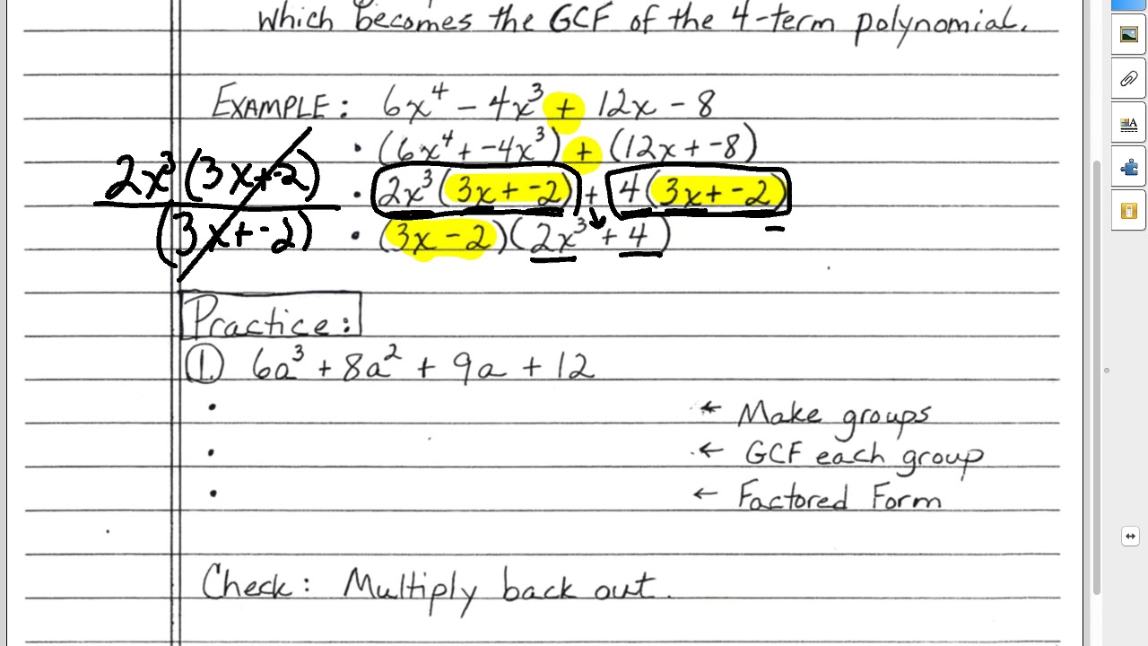 Alg I L.7.2 Notes 2 Recording