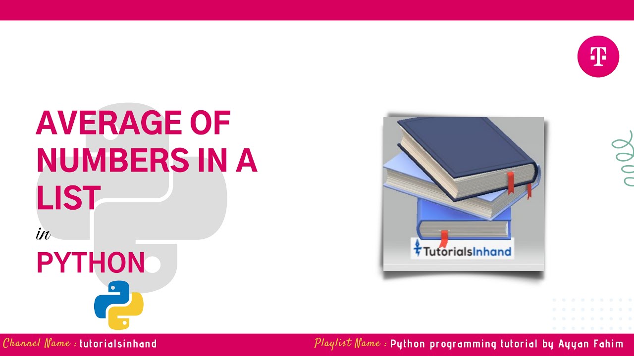 find average of list python