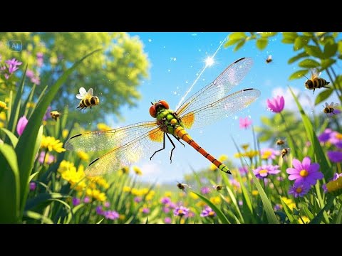 Itsy Bitsy Dragonfly | Fun Nursery Rhyme | Educational Kids Songs
