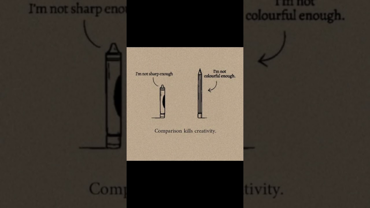 Comparison Kills Creativity #motivation #inspiration #quotes #shorts