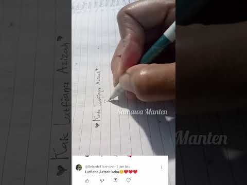 Tulis nama Lutifiana Azizah || Request nama dari @Belanda11crv-cvo