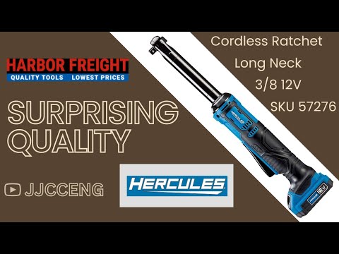 Engineer Reviews Highest Torque Cordless Ratchet From Harbor Freight | Hercules 12V 3/8 in. Ratchet