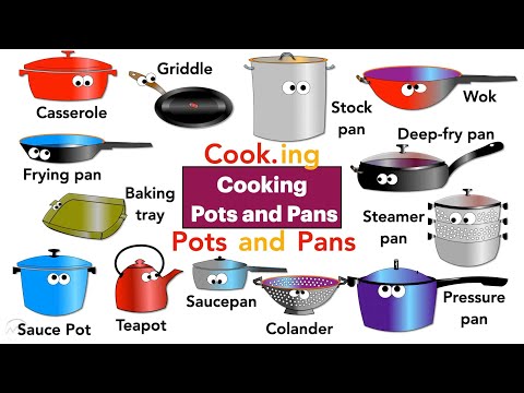 Cooking Pots and Pans name in English