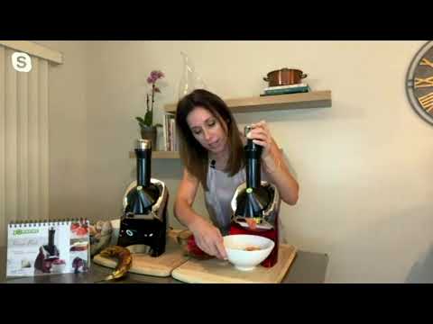 Yonanas Elite Frozen Treat Maker with Recipes on QVC