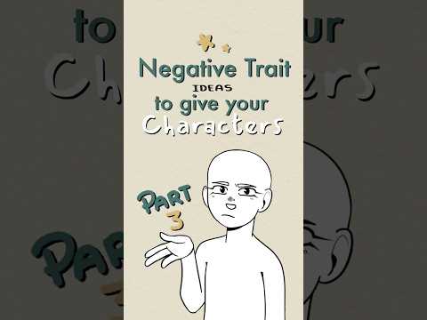 some negative traits you could give your characters! #art #drawing #writing #oc #originalcharacter