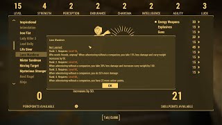 Fallout 4 Classic Leveling Up Skills and Perks Menu Baby at Fallout 4 ...