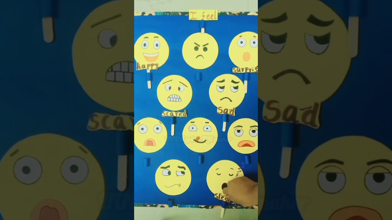 know your feelings #craft#tlm#emoji#shortsfeed