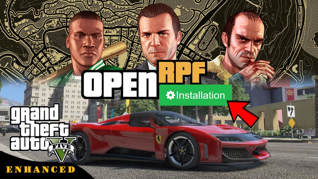 How to Install OpenRPF (OpenIV.asi for GTA V Enhanced) GTA 5 MODS ⭐