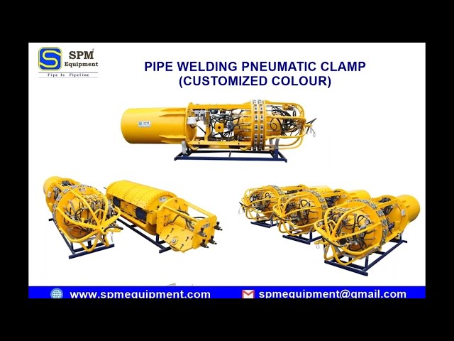 CS Pipeline Pipe Welding Equipment - Internal Line Up Clamp With Gas ...