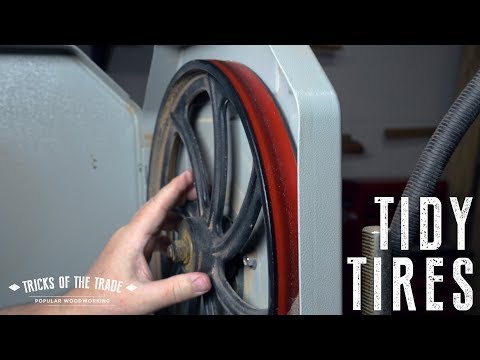 How to Clean Bandsaw Tires | Tricks of the Trade