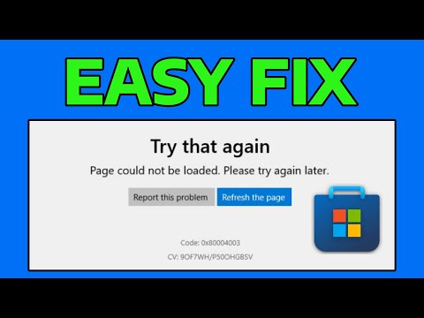 How To Fix Microsoft Store Error Code 0x80004003 in Windows