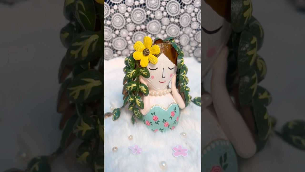 Waste to Best DIY Planter 🌿 | 15 Days 15 DIY Ep-1 #diy #wastetobest #shorts #aesthetic #craft #art