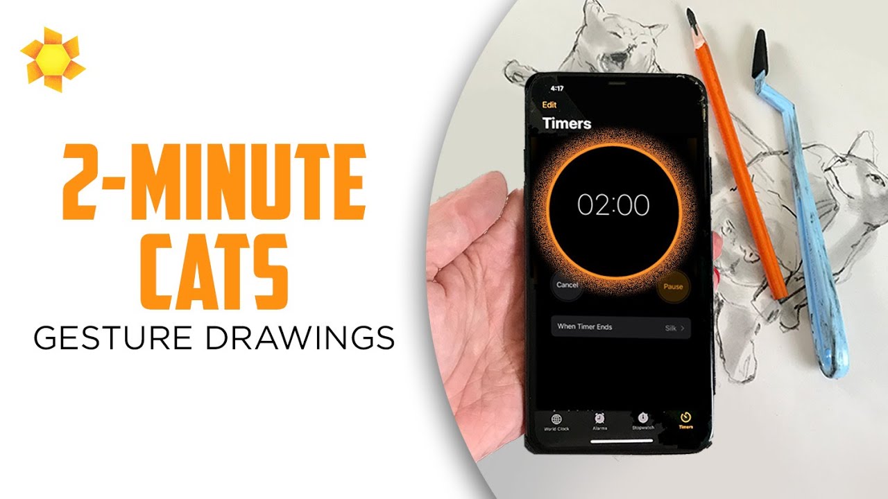 Cats! 2-Minute Gesture Drawings