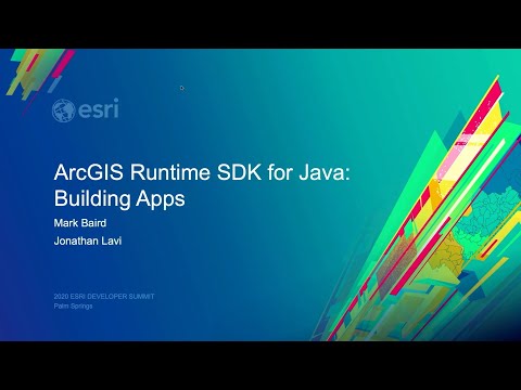 ArcGIS Runtime SDK for Java: Building Apps