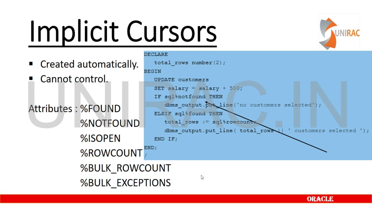 PL/SQL tutorial for beginners || PLSQL Cursors || Learn SQL PLSQL || PLSQL Course || Oracle Database