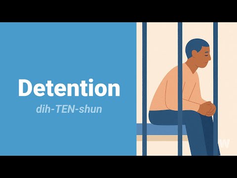 How to Pronounce Detention?