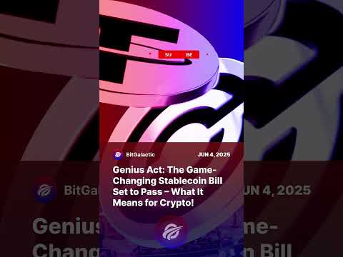 Genius Act: The Game-Changing Stablecoin Bill Set to Pass – What It Means for Crypto!