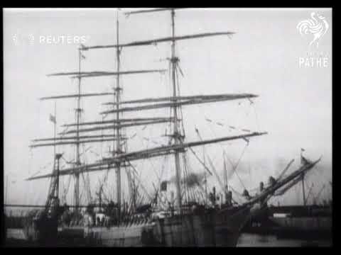 Sir Edgar Britten announces his command of ocean liner Queen Mary (1935)