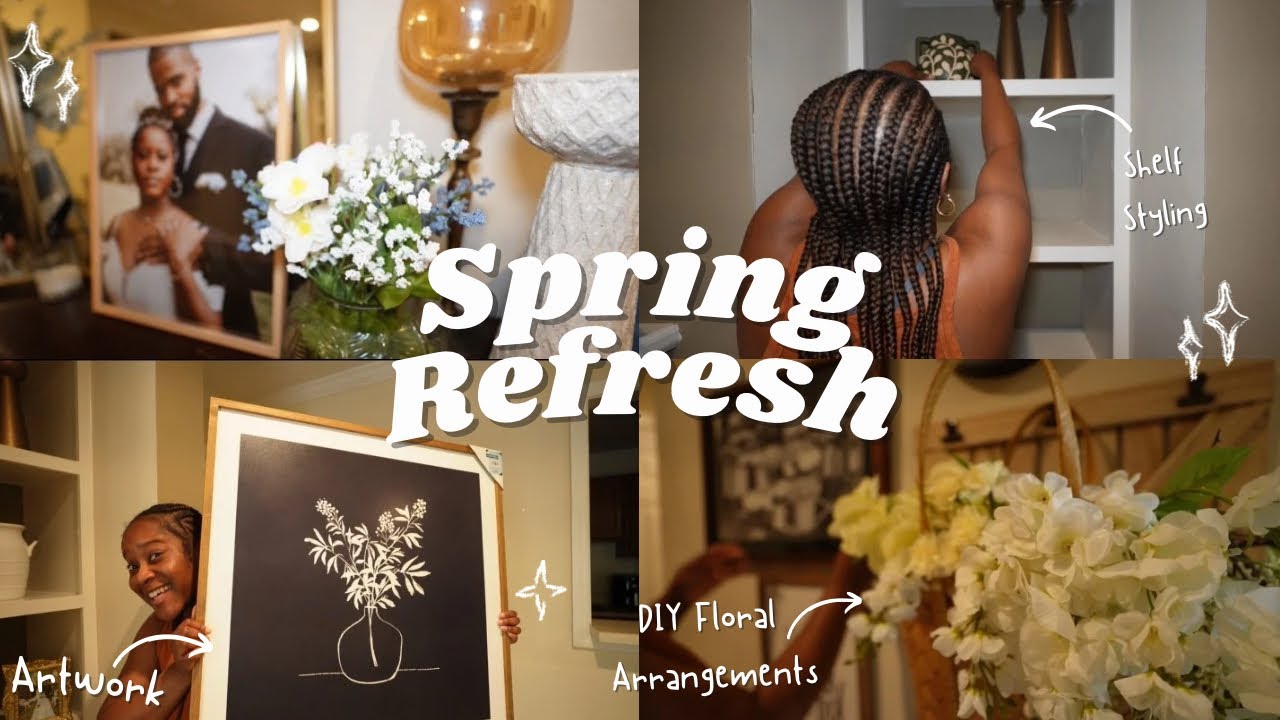 My living room needed a refresh! | Decorate with me for Spring