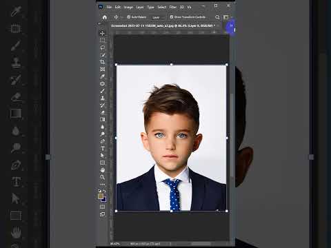 How to make 4x6 formal photo in photoshop 30s