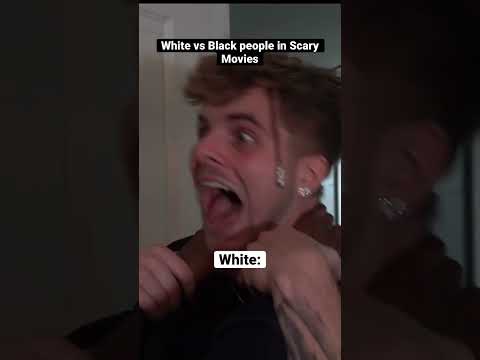 White vs Black people in Scary Movies | Part 4 #shorts