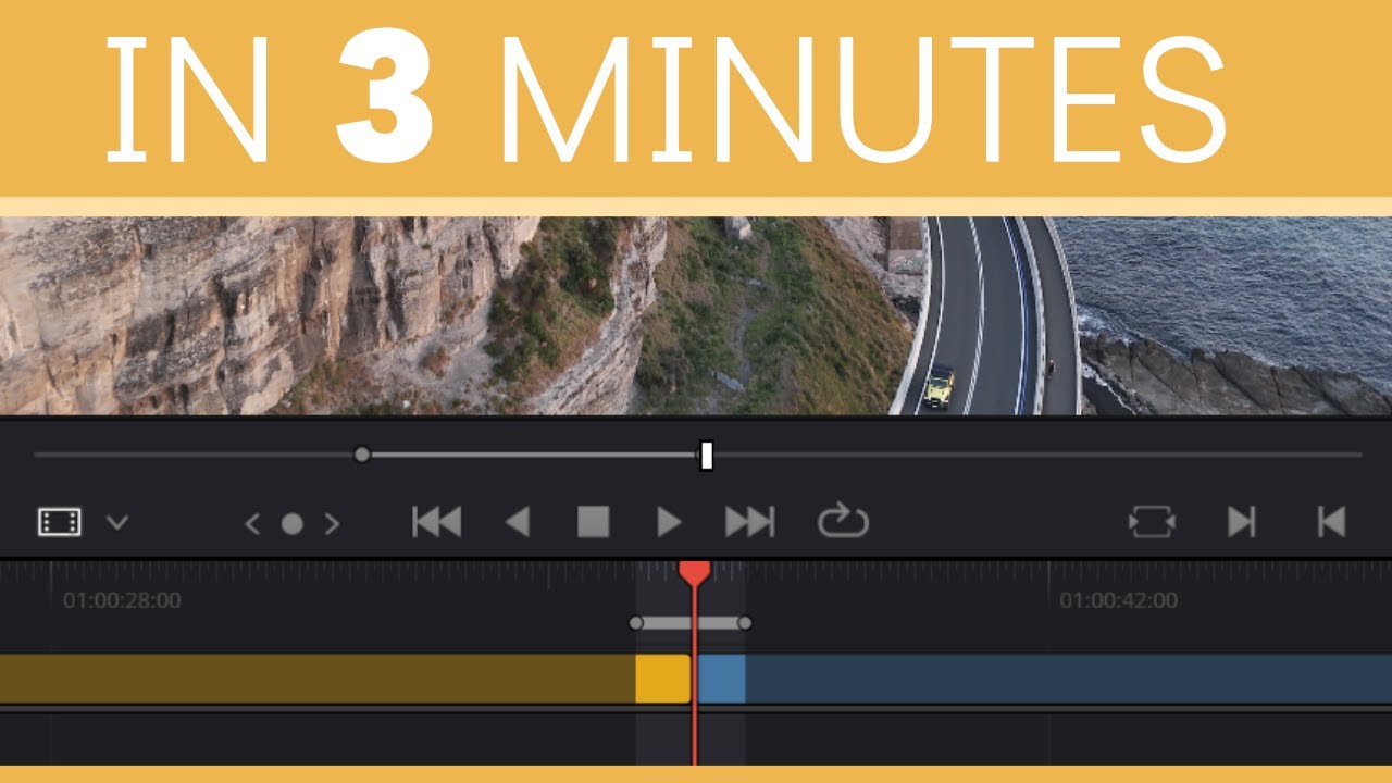 DaVinci Resolve 3 and 4 point editing In 3 Minutes