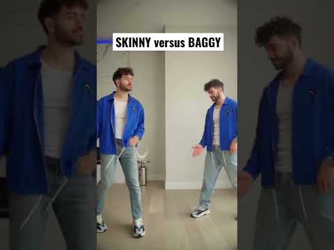 BAGGY vs SKINNY Pants | Men's Fashion Trends #Shorts