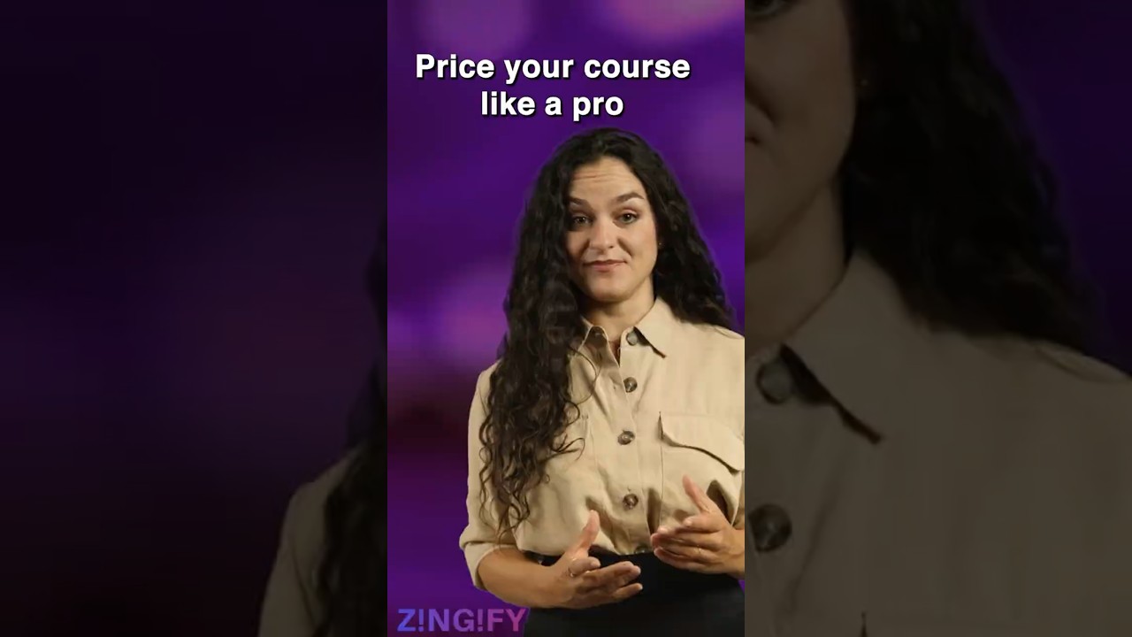 Pricing your COURSE like a PRO! | Zingify