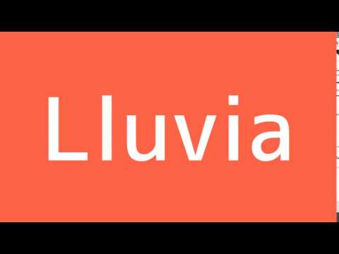 How to say Rain in Spanish