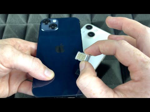 How to insert SIM card in iPhone 13