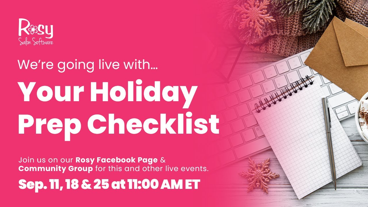 LIVE EVENT: Holiday Prep Checklist - Week 3