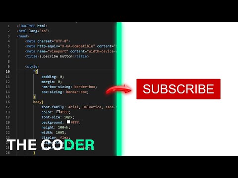 HOW TO CODE YOUTUBE SUBSCRIBE BUTTON ▶️